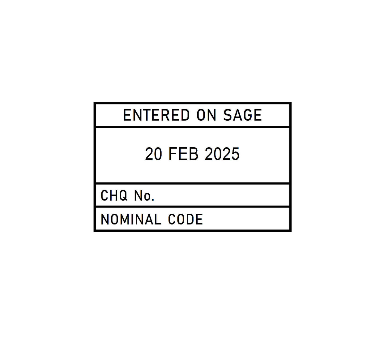 DATE STAMP – The Rubber Stamp Company