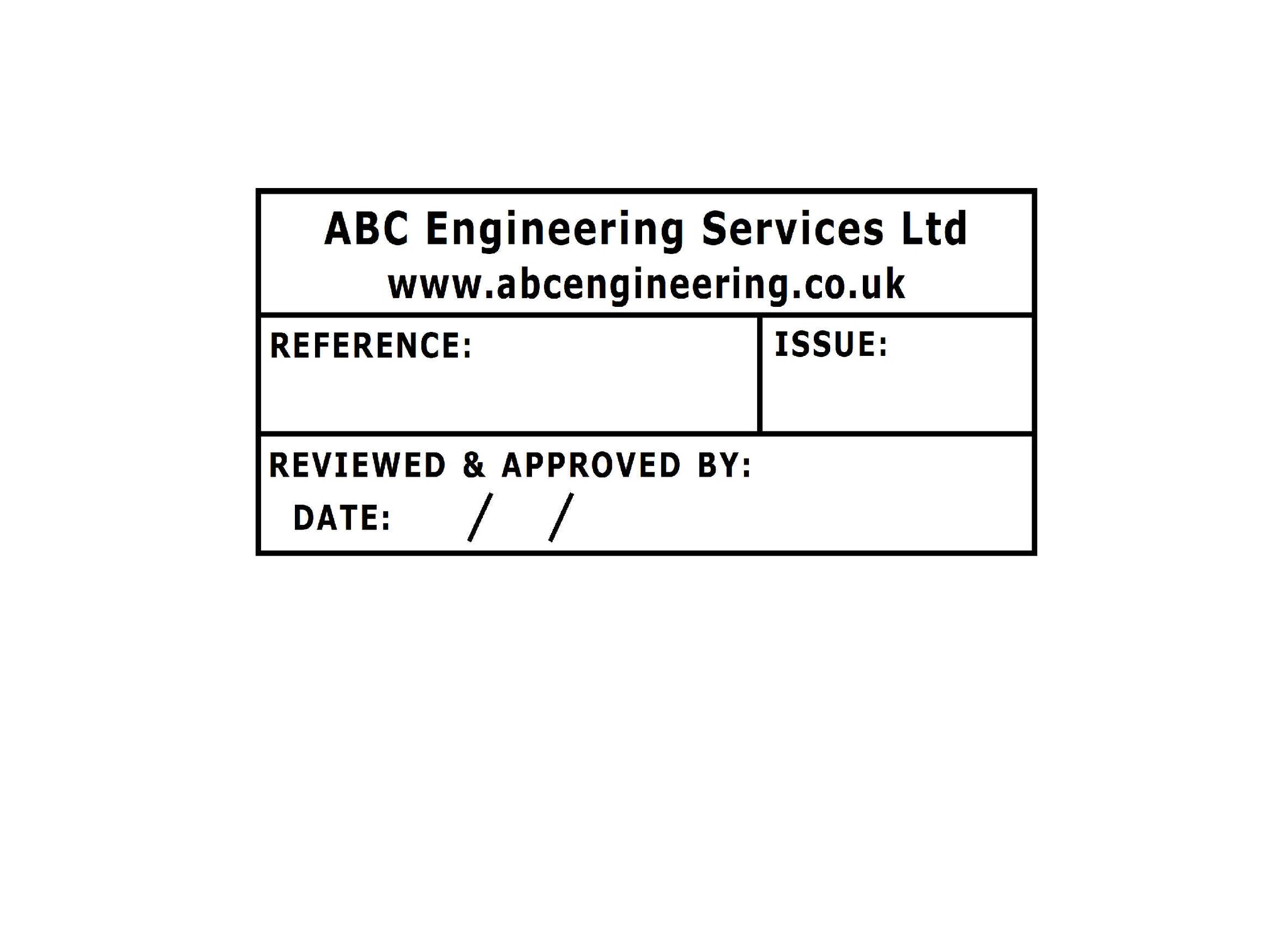 GRID STAMP – The Rubber Stamp Company