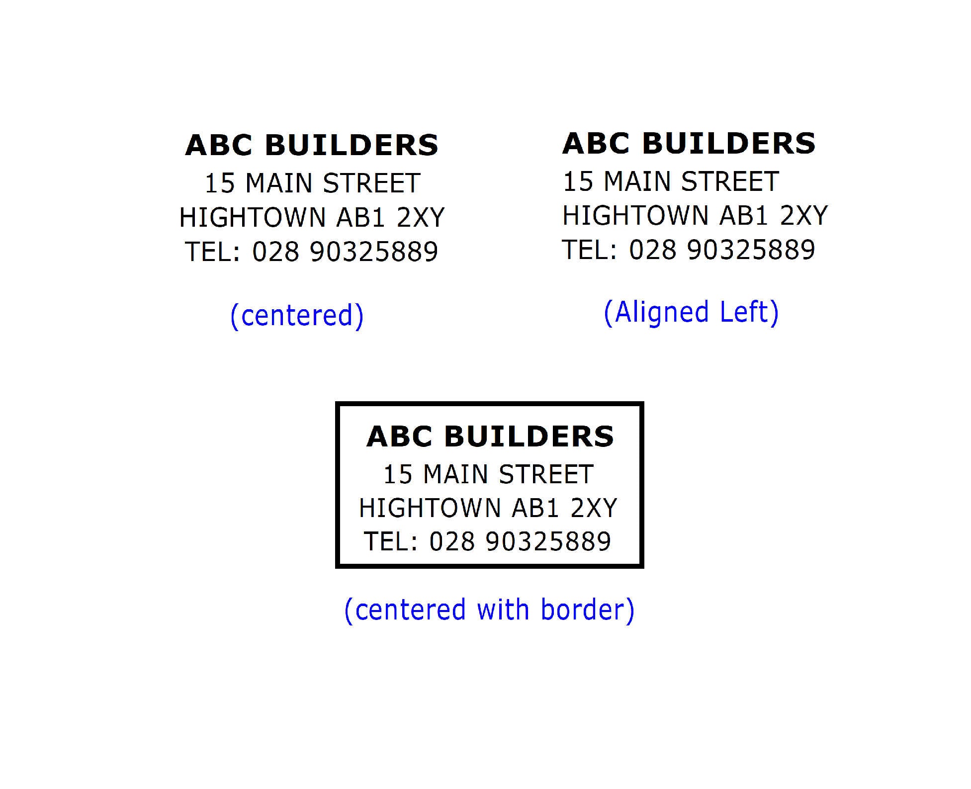 HEAVY DUTY STAMP – The Rubber Stamp Company