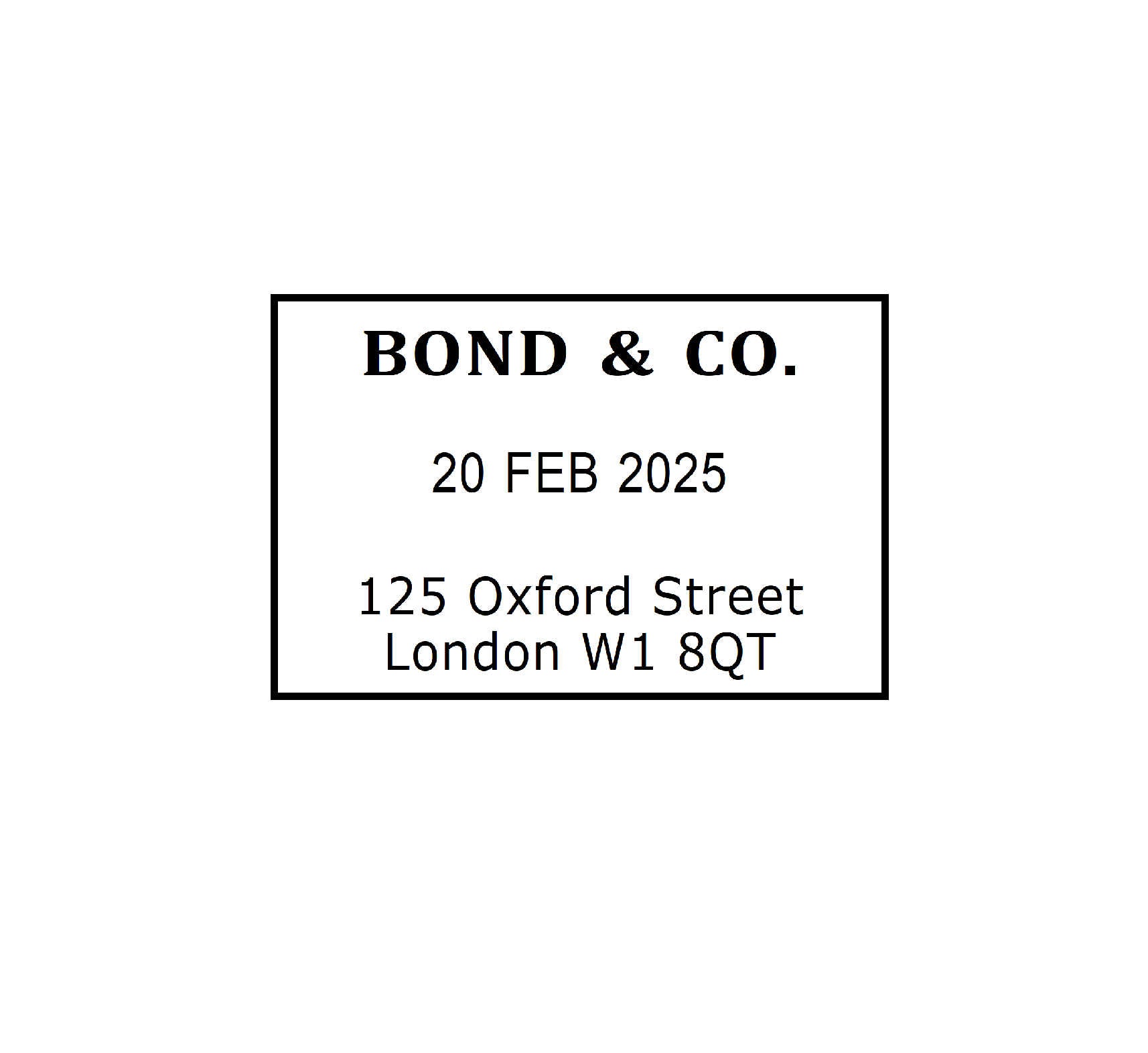 DATE STAMP – The Rubber Stamp Company