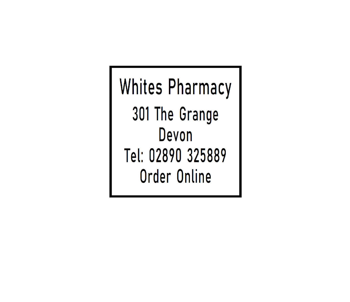 PHARMACY STAMP – The Rubber Stamp Company