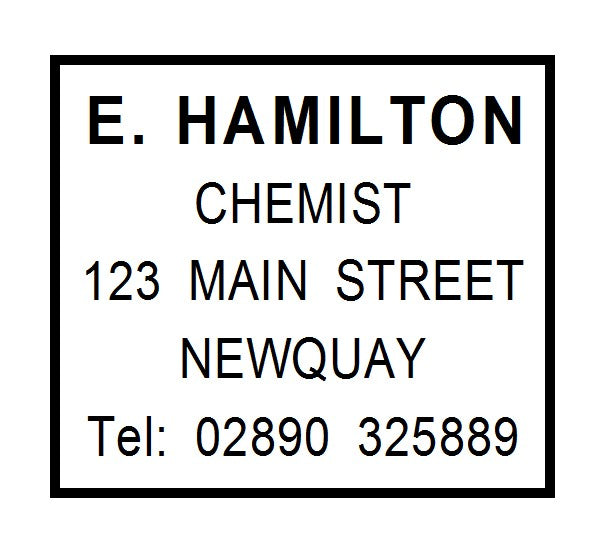 SQUARE STAMP – The Rubber Stamp Company